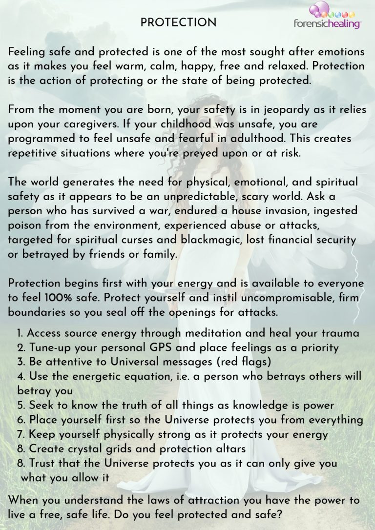 9 Steps on How to Protect Yourself Spiritually - Forensic Healing